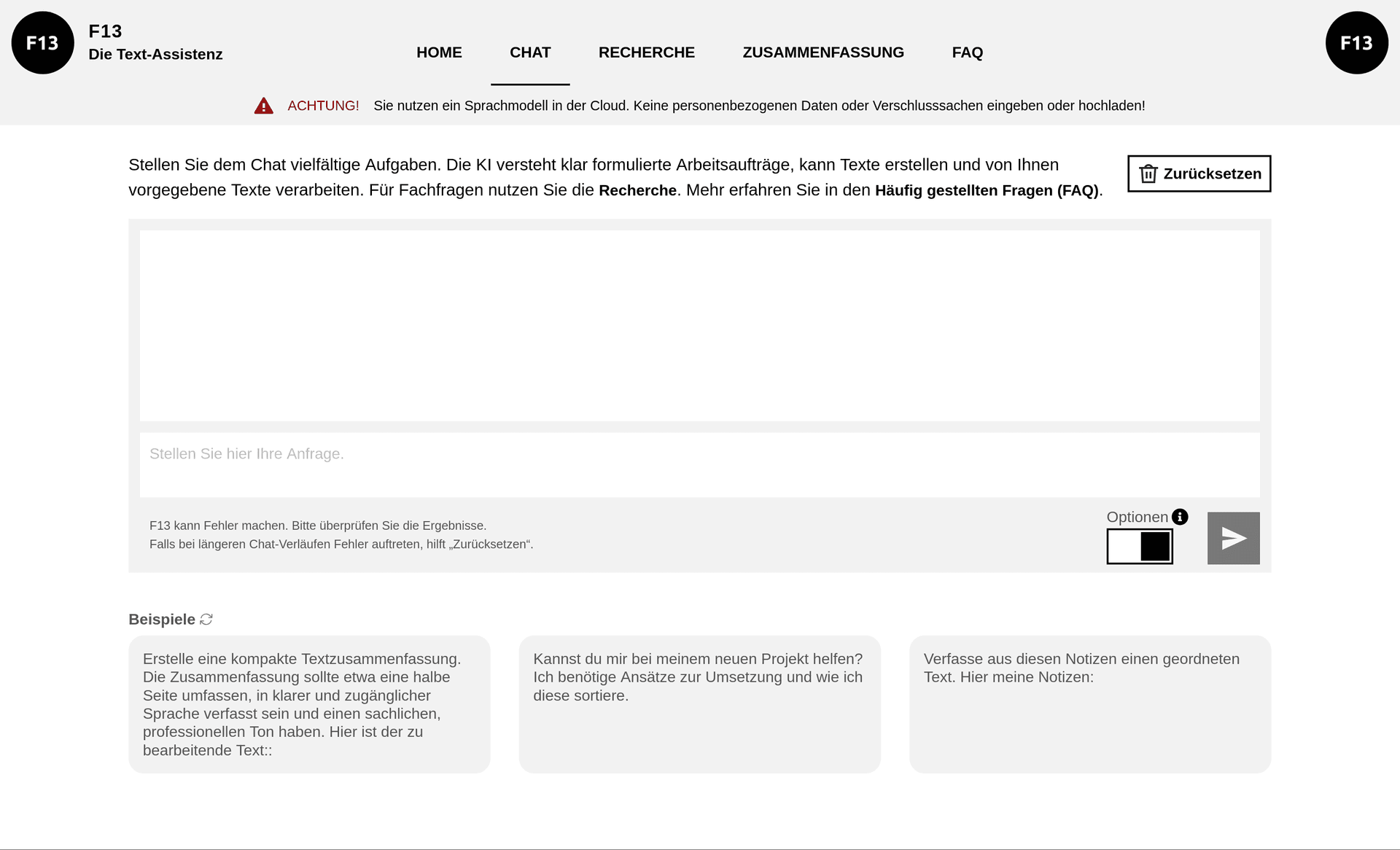 F13 KI Assistenz | openCode.de
